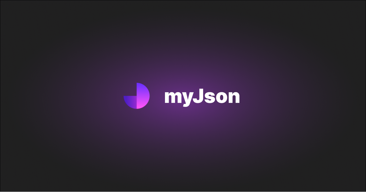 myJson - Secure JSON Storage API | RESTful JSON Database Service